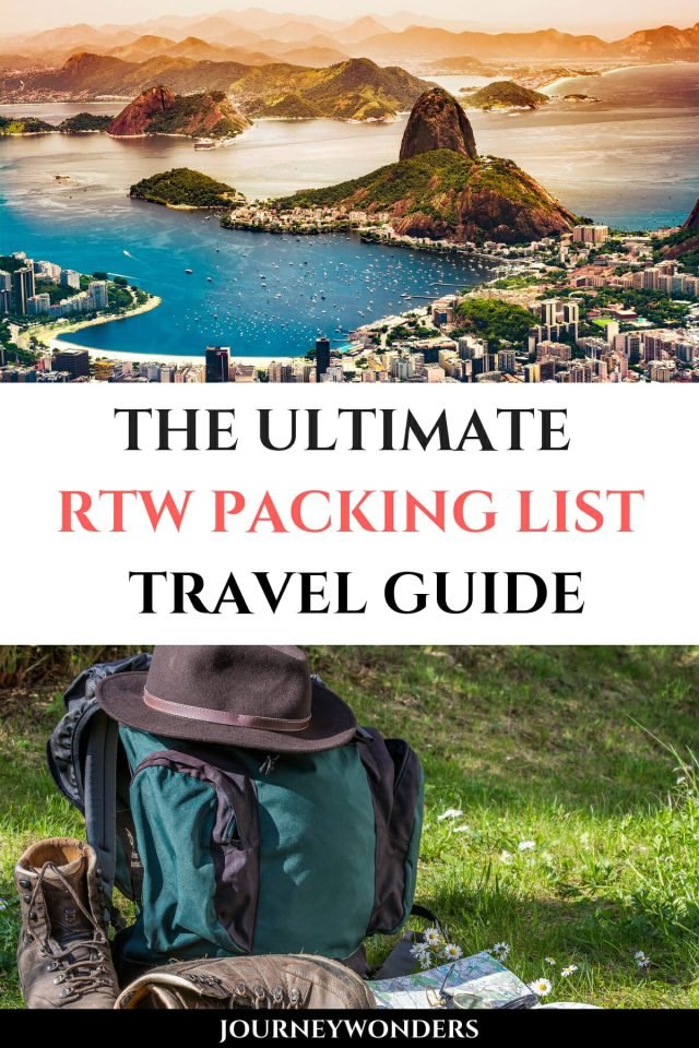 Round The World Travel Packing List for Stylish Men